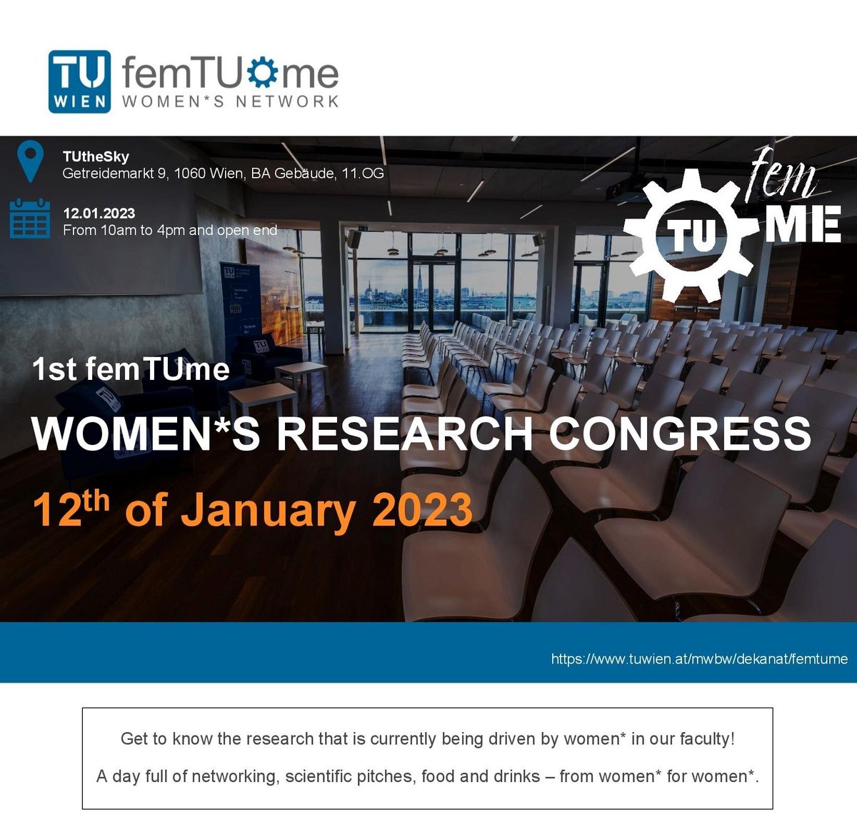 Call for scientific contributions - Women's Research Congress | TU Wien